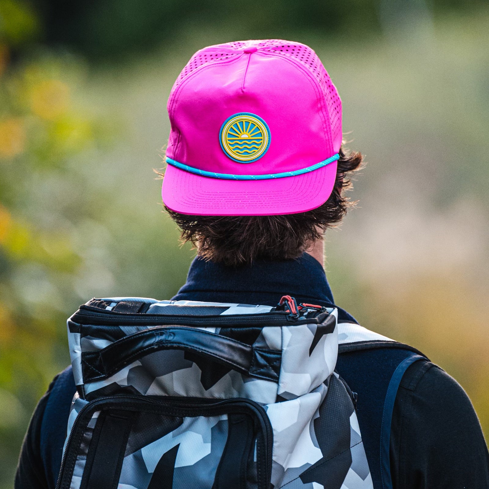 80s Sun Wave Waterproof Hat - Pink – Tuck Life