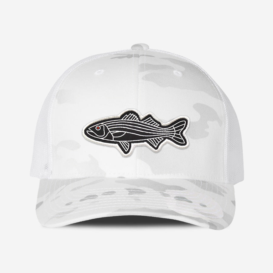 Sky Trees Trucker Hat - Navy | Tuck Life